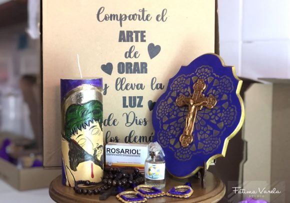 Cuadro decorativo con porcelana - Fatima Varela Studio